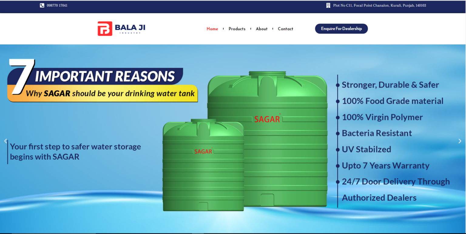Bala Ji Industry - Epic Web Service